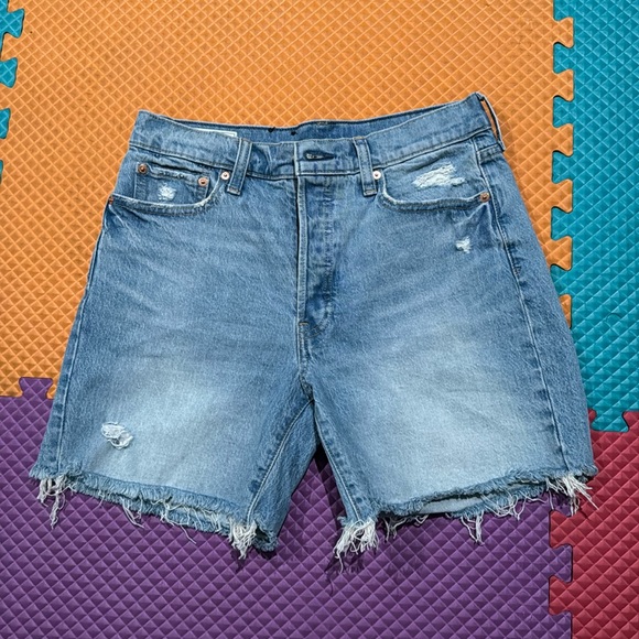 GAP | Shorts | Gap Cheeky Midi Short High Rise | Poshmark